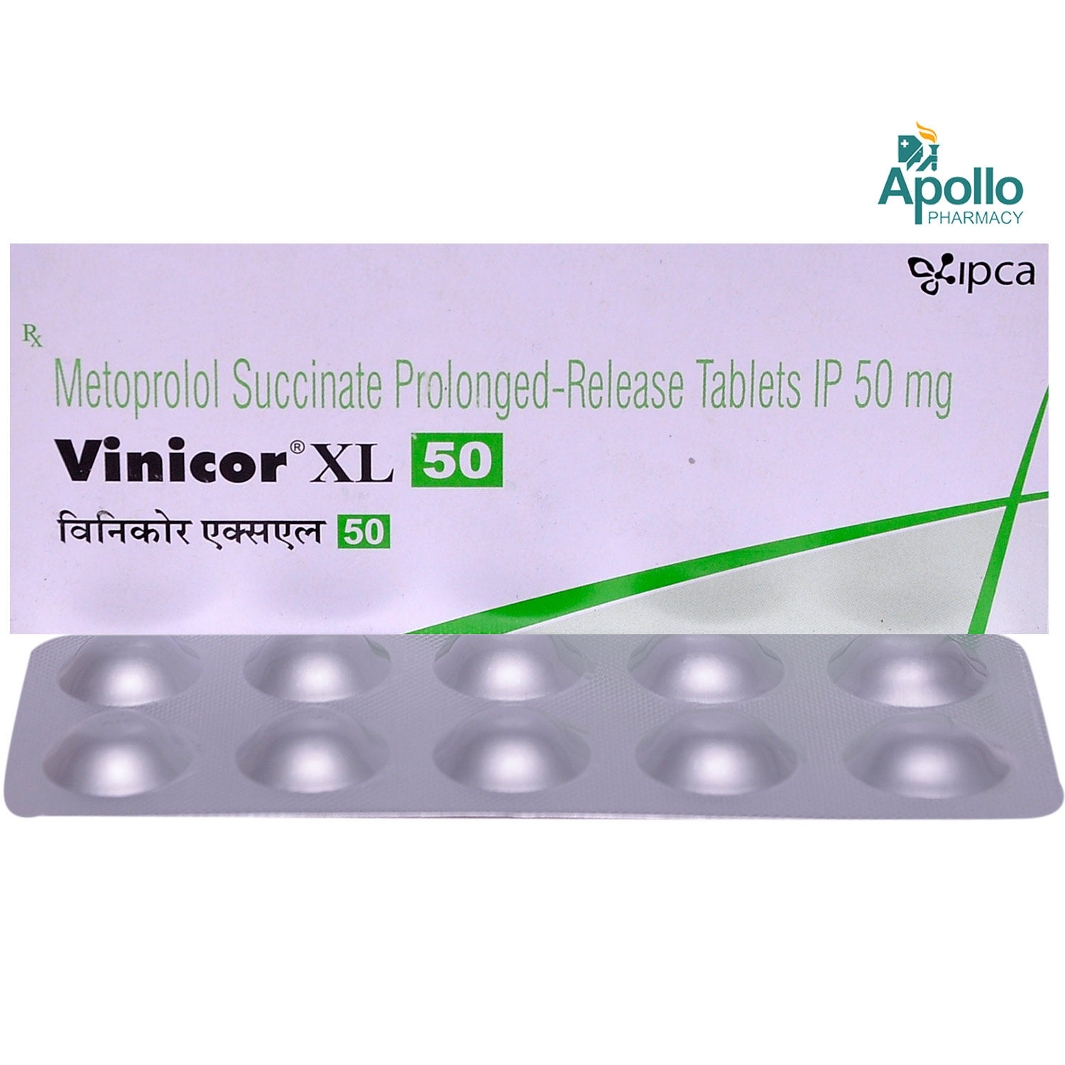 Vinicor XL 50 Tablet 10's Price, Uses, Side Effects, Composition ...