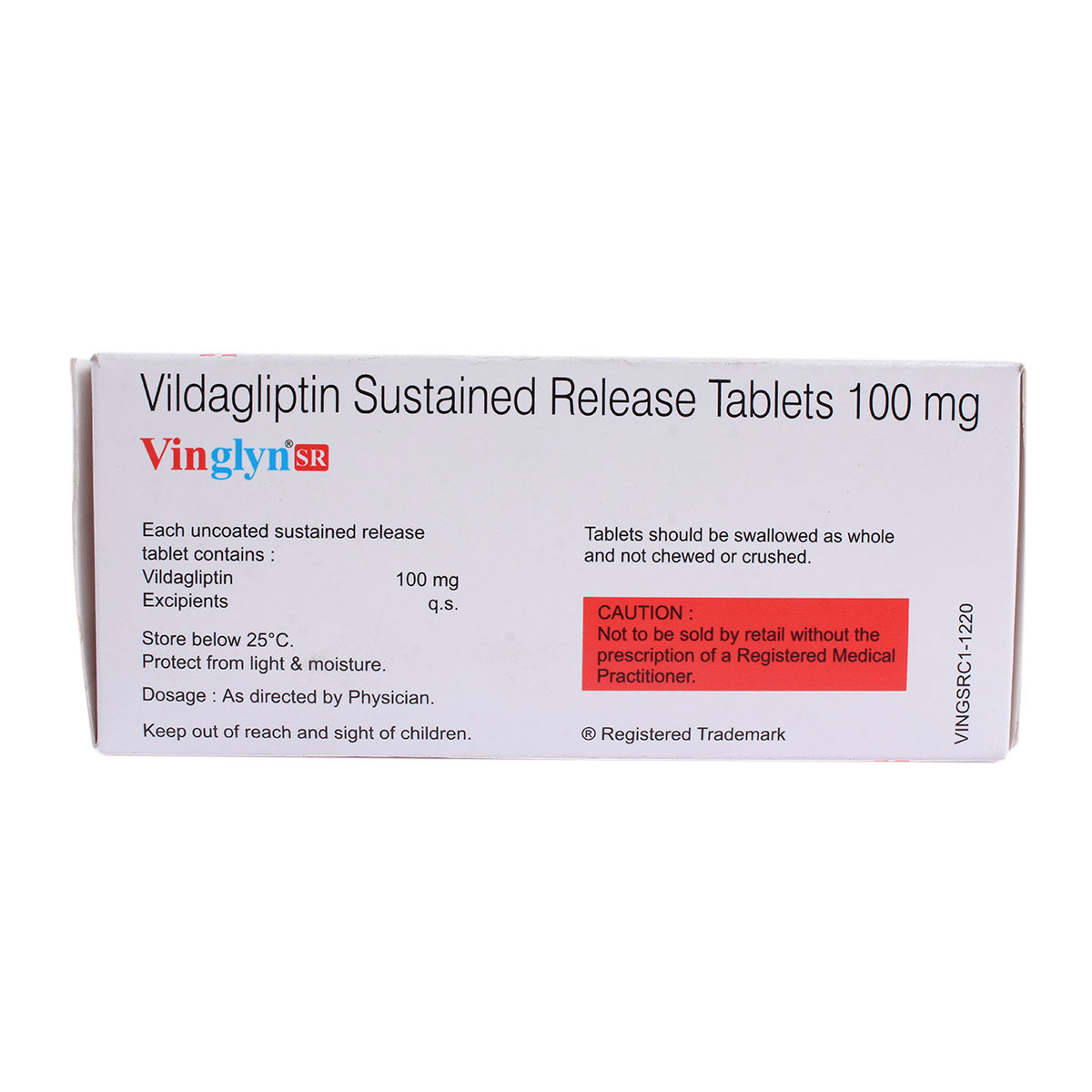Vinglyn SR 100 Tablet 10's Price, Uses, Side Effects, Composition ...