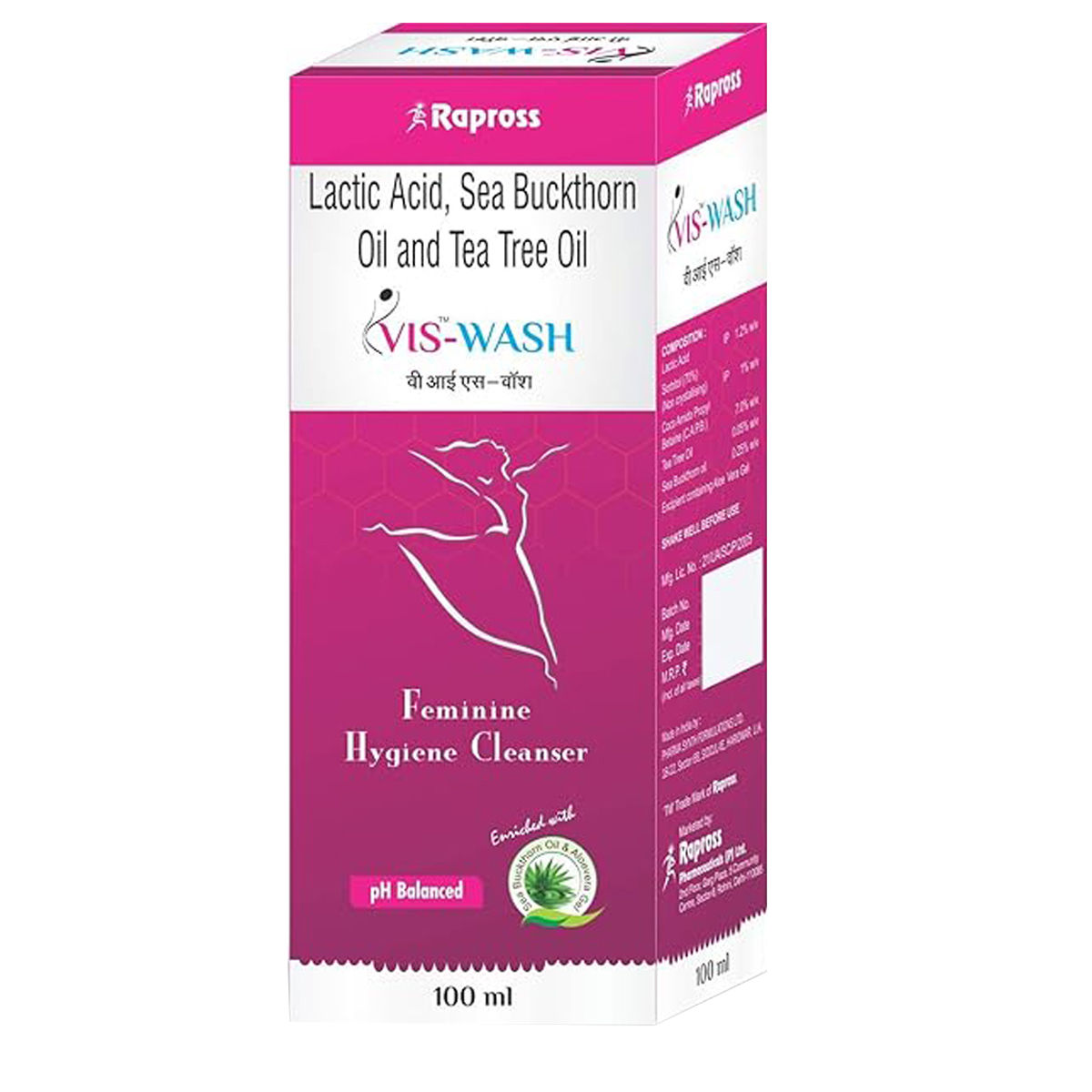 Buy Vis-Wash Cleanser, 100 ml | 19 Minutes Delivery | Apollo Pharmacy