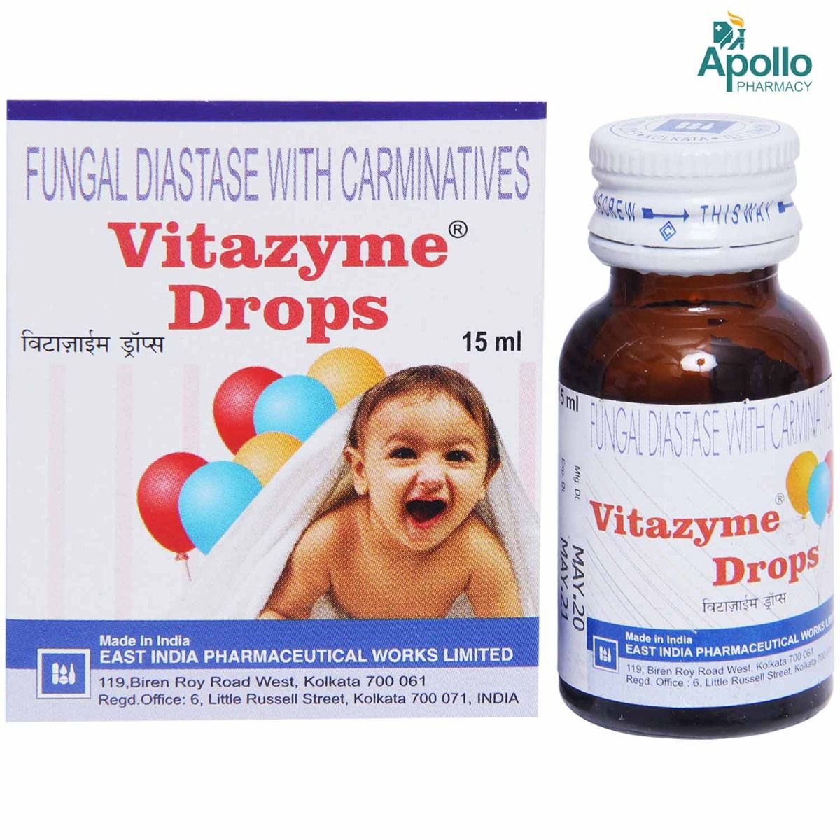 Vitazyme Drops 15 ml Price, Uses, Side Effects, Composition - Apollo ...