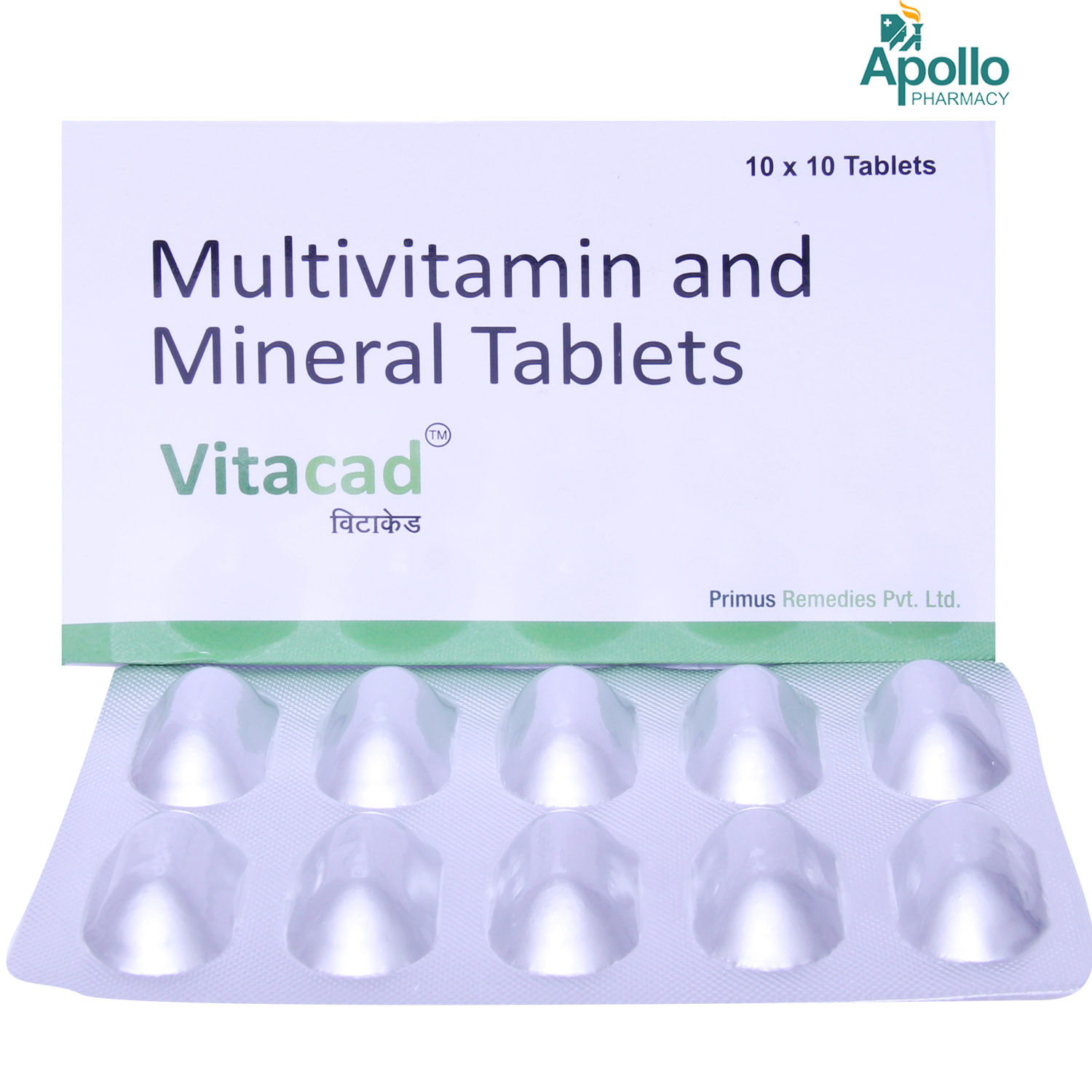 Vitacad Tablet 10's Price, Uses, Side Effects, Composition - Apollo ...
