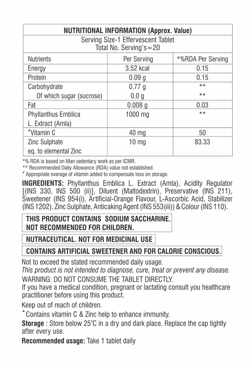 Apollo Pharmacy Vitamin C Effervescent, 20 Tablets Price, Uses, Side ...