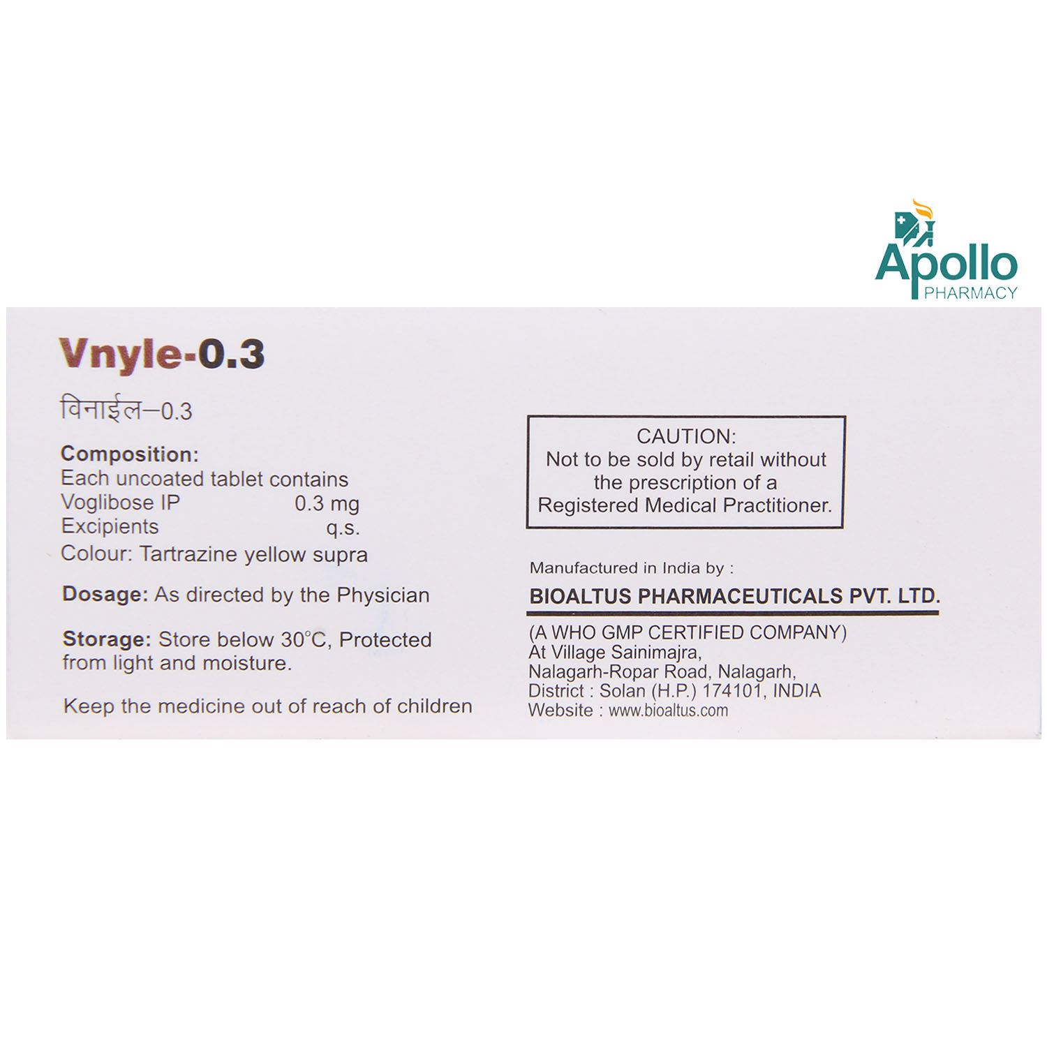 V NYLE 0.3MG TABLET Price, Uses, Side Effects, Composition - Apollo ...