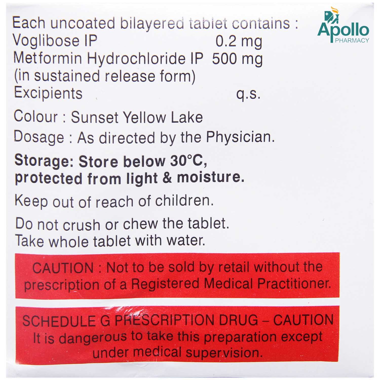 Vobit M 0.2 Tablet 15's Price, Uses, Side Effects, Composition - Apollo ...