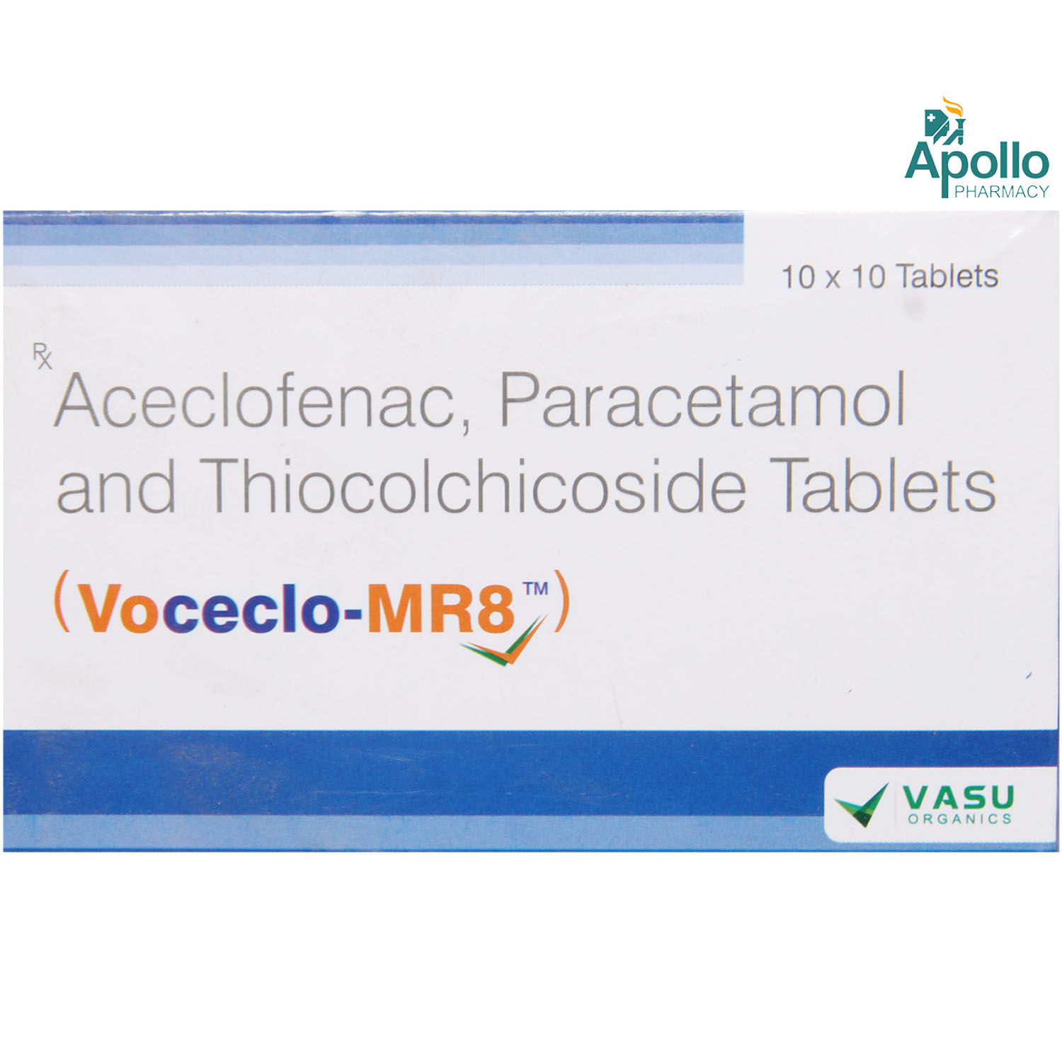 Voceclo Mr 8mg Tablet | Uses, Side Effects, Price | Apollo Pharmacy