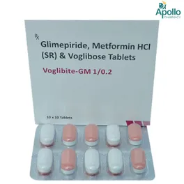 Voglibite-GM 1/0.2 Tablet | Uses, Side Effects, Price | Apollo Pharmacy