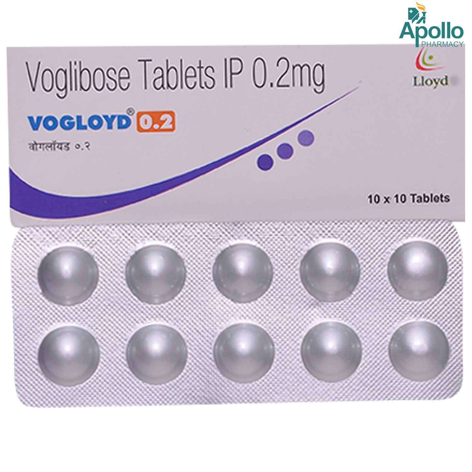 VOGLOYD 0.2MG TABLET | Uses, Side Effects, Price | Apollo Pharmacy