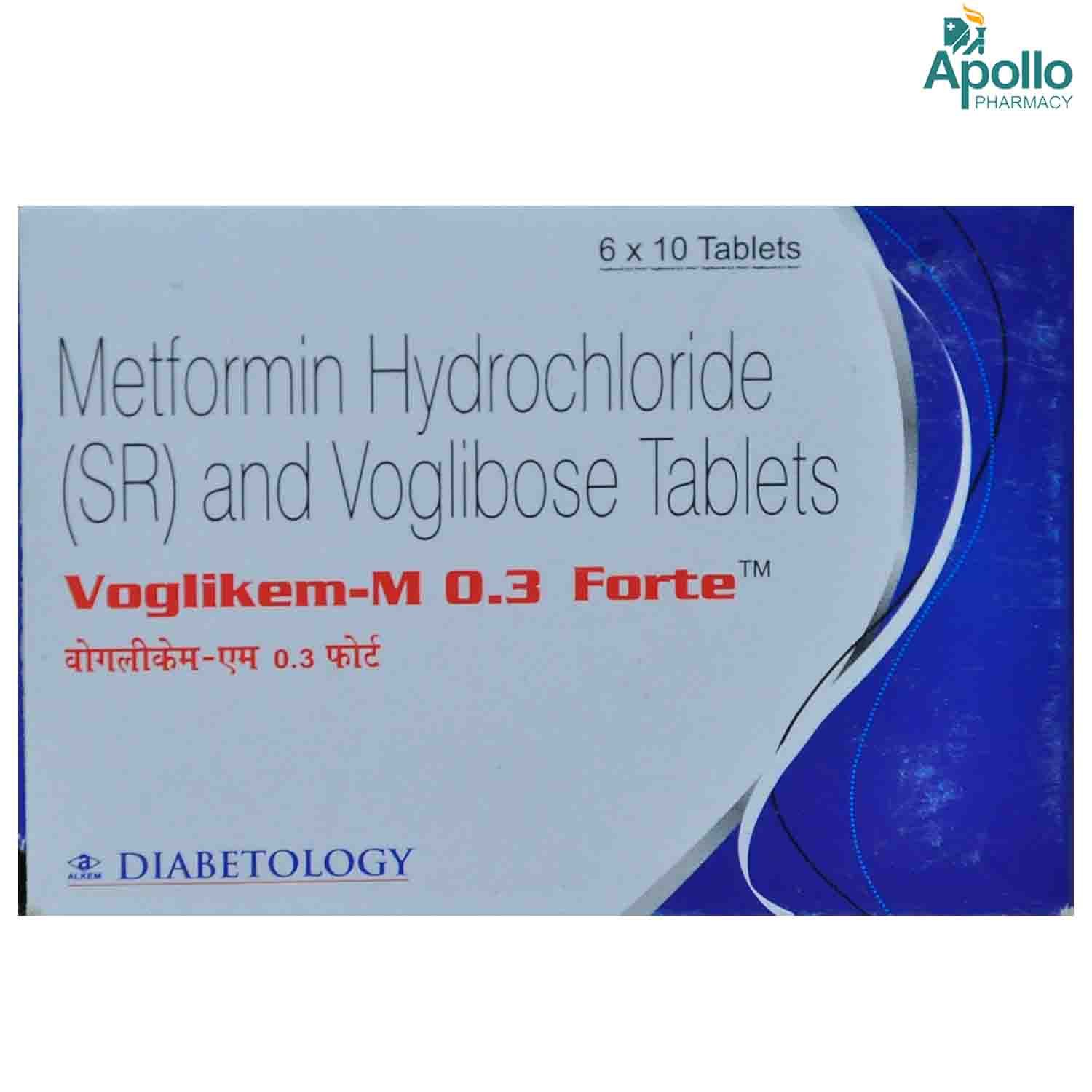 VOGLIKEM M 0.3 FORTE TABLET | Uses, Side Effects, Price | Apollo Pharmacy