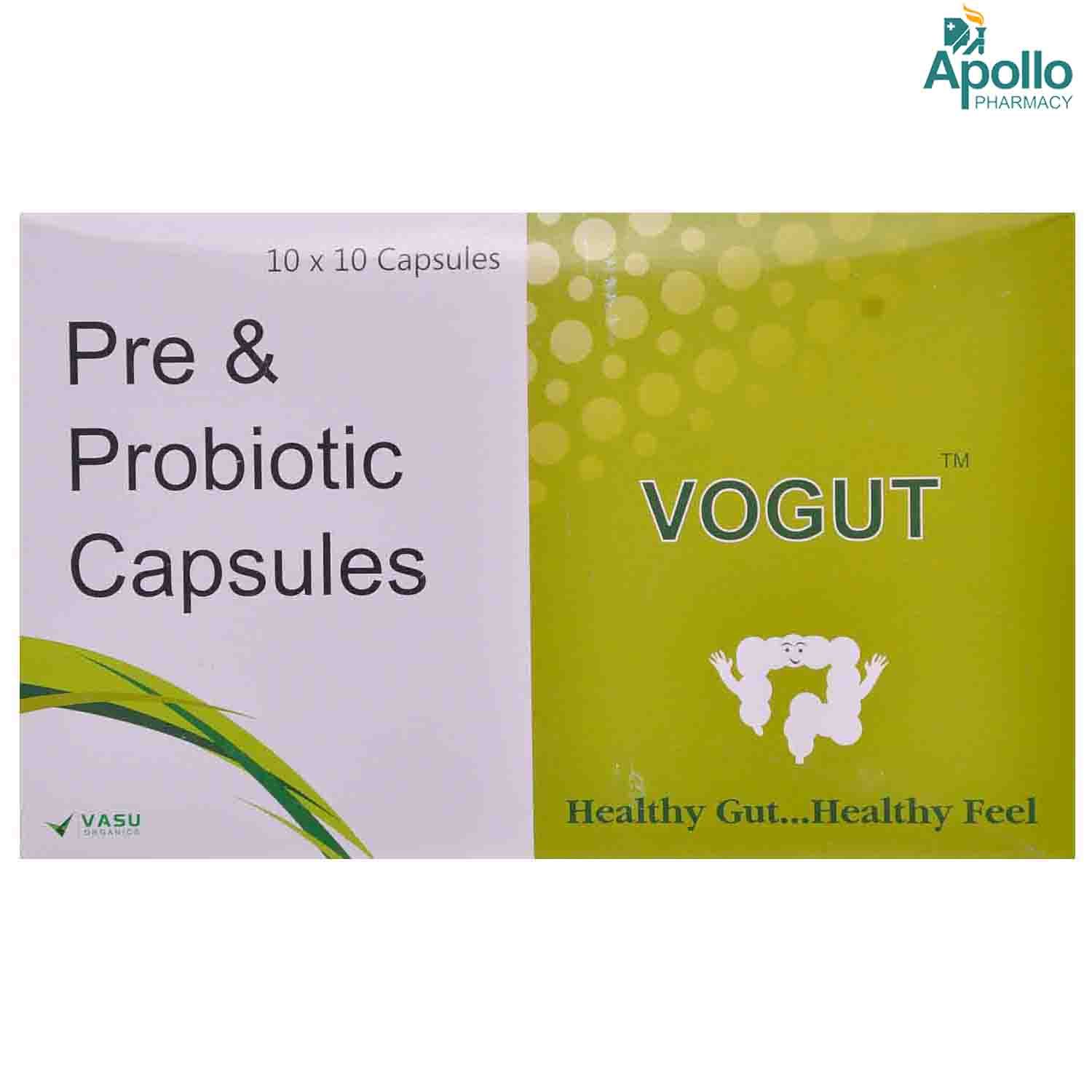Vogut Capsule 10's Price, Uses, Side Effects, Composition - Apollo Pharmacy