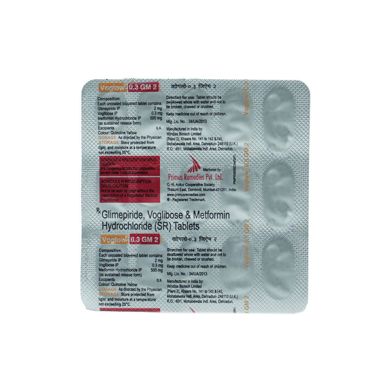 Voglow-0.3 GM 2 Tablet | Uses, Side Effects, Price | Apollo Pharmacy
