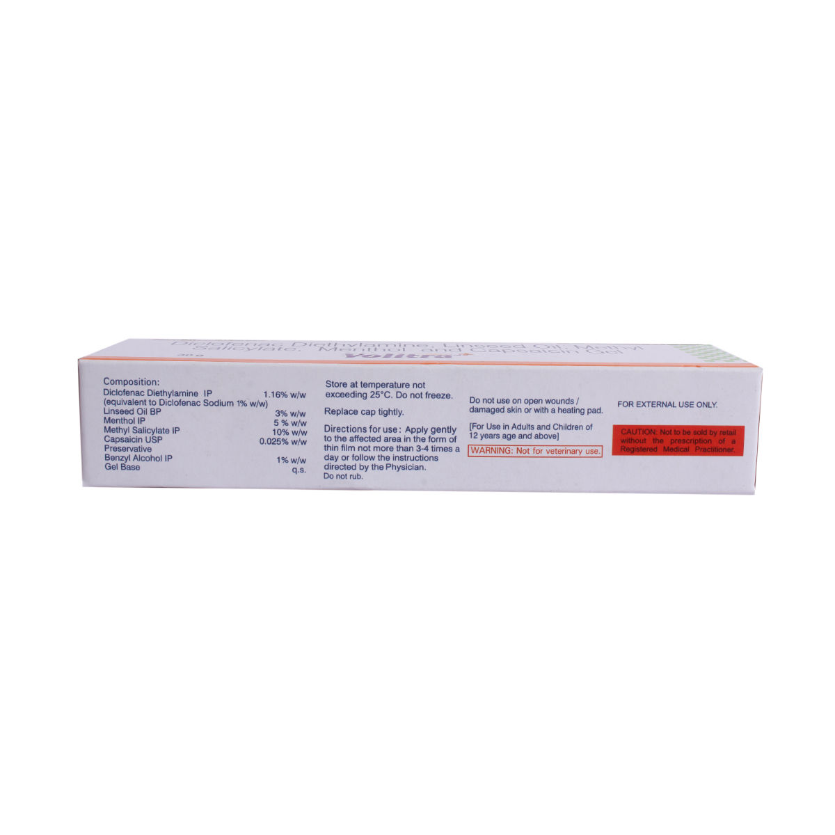 Volitra Gel 30 gm Price, Uses, Side Effects, Composition - Apollo Pharmacy