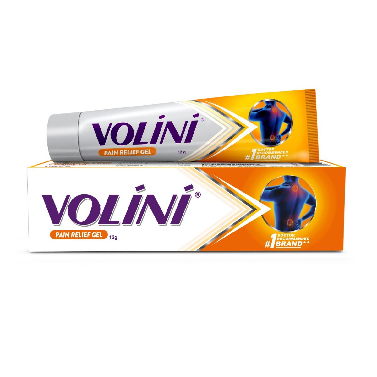 Buy Volini Pain Relief Gel, 12 gm | 19 Minutes Delivery | Apollo Pharmacy