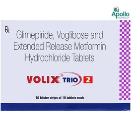Volix Trio 2 Tablet | Uses, Side Effects, Price | Apollo Pharmacy