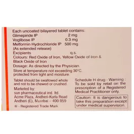 Volix Trio Forte 2 Tablet | Uses, Side Effects, Price | Apollo Pharmacy