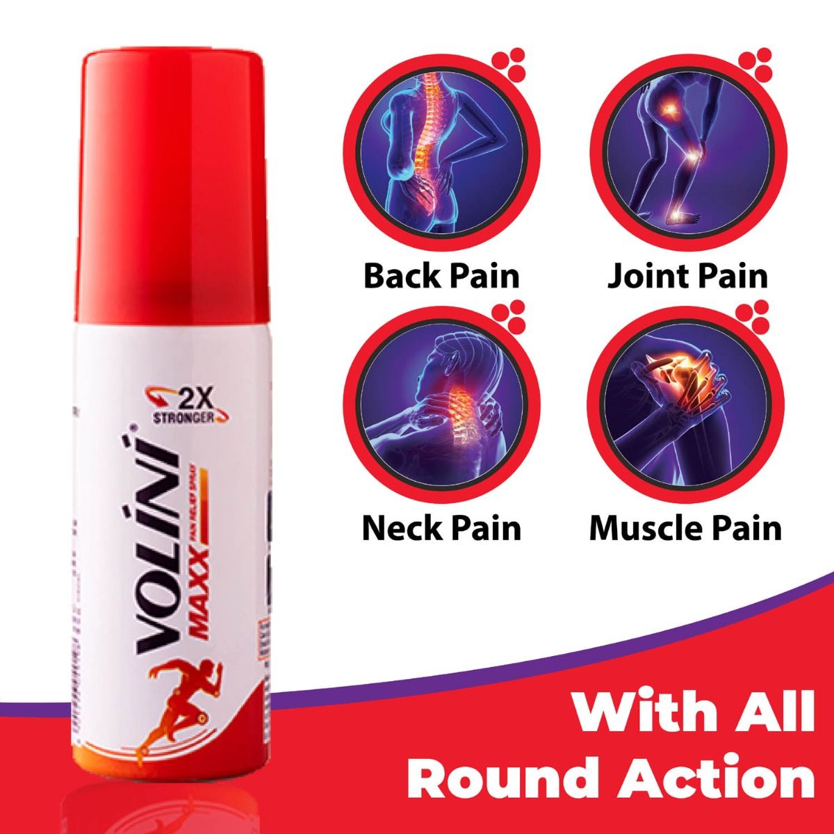Volini Maxx Pain Relief Spray, 25 gm Price, Uses, Side Effects ...