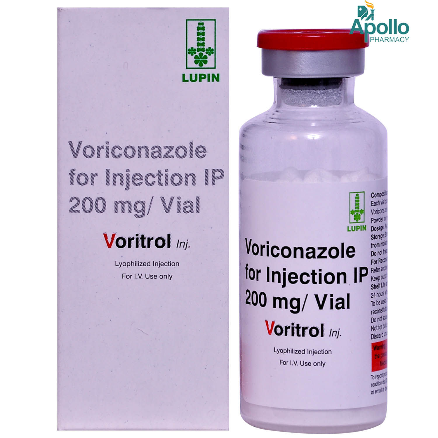 VORITROL 200MG INJECTION Price, Uses, Side Effects, Composition ...