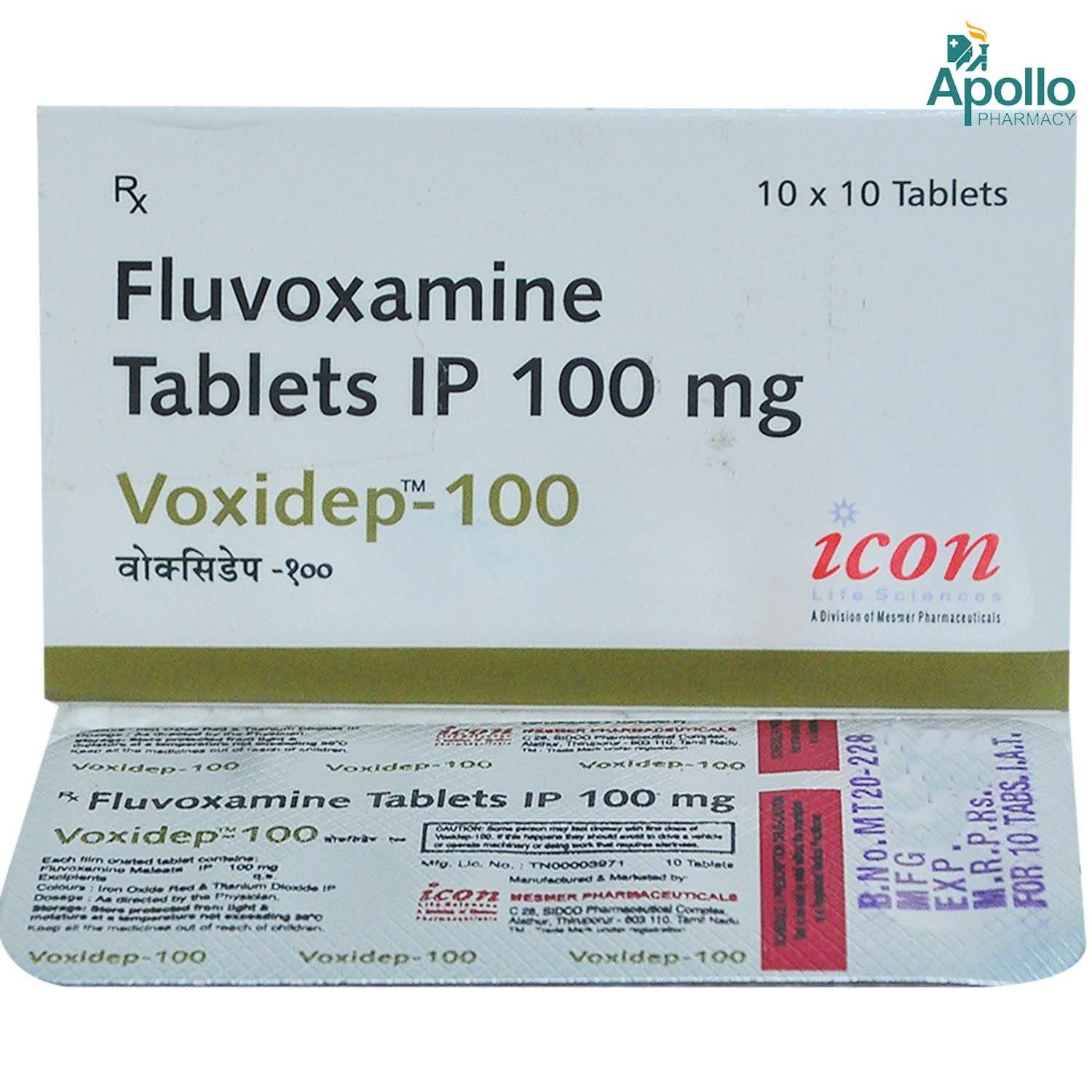 VOXIDEP 100MG TABLET Price, Uses, Side Effects, Composition - Apollo ...