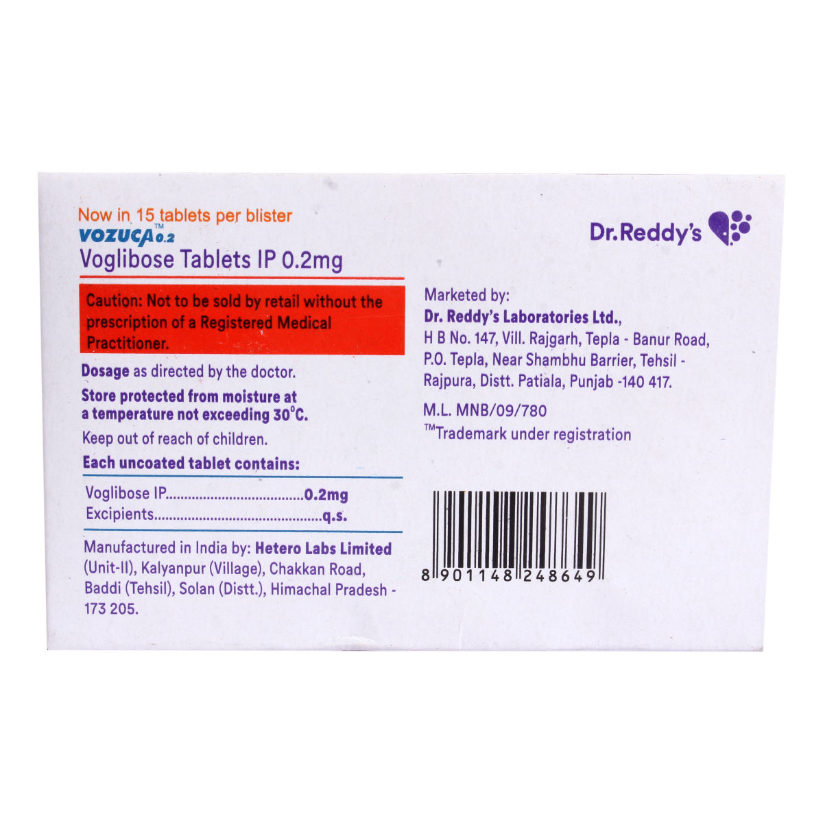 Vozuca 0.2 Tablets 15's Price, Uses, Side Effects, Composition - Apollo ...