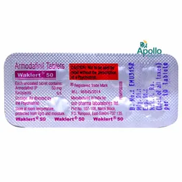 Waklert 50 Tablet | Uses, Side Effects, Price | Apollo Pharmacy