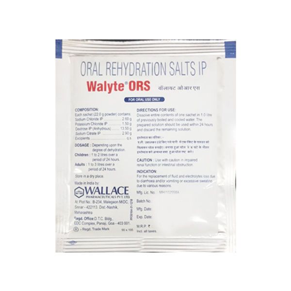 Walyte ORS Mango Powder | Uses, Side Effects, Price | Apollo Pharmacy
