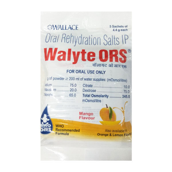 Walyte ORS Mango Flavour Sachet | Uses, Side Effects, Price | Apollo ...