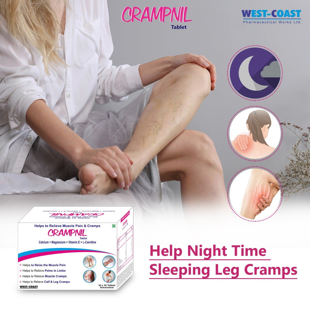 Buy Crampnil Tablet | 19 Minutes Delivery | Apollo Pharmacy