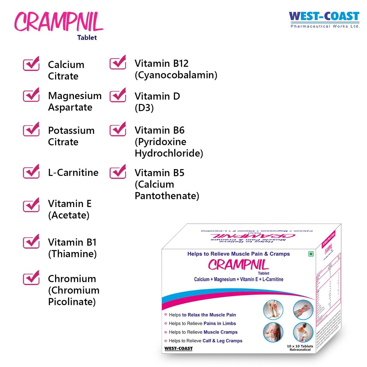 Crampnil Tablet | Uses, Side Effects, Price | Apollo Pharmacy