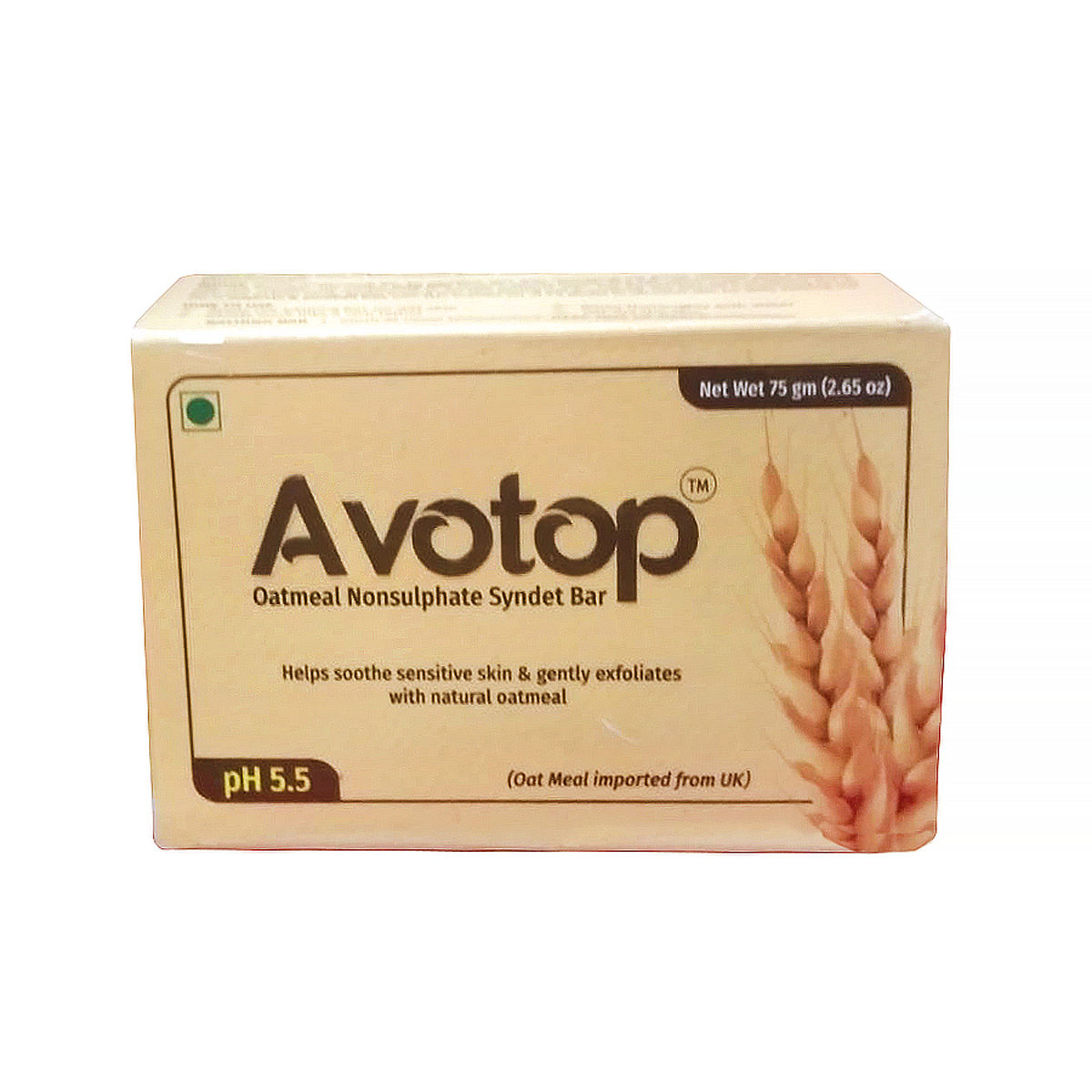 Avotop Oatmeal Nonsulphate pH 5.5 Syndet Bar | Uses, Side Effects ...