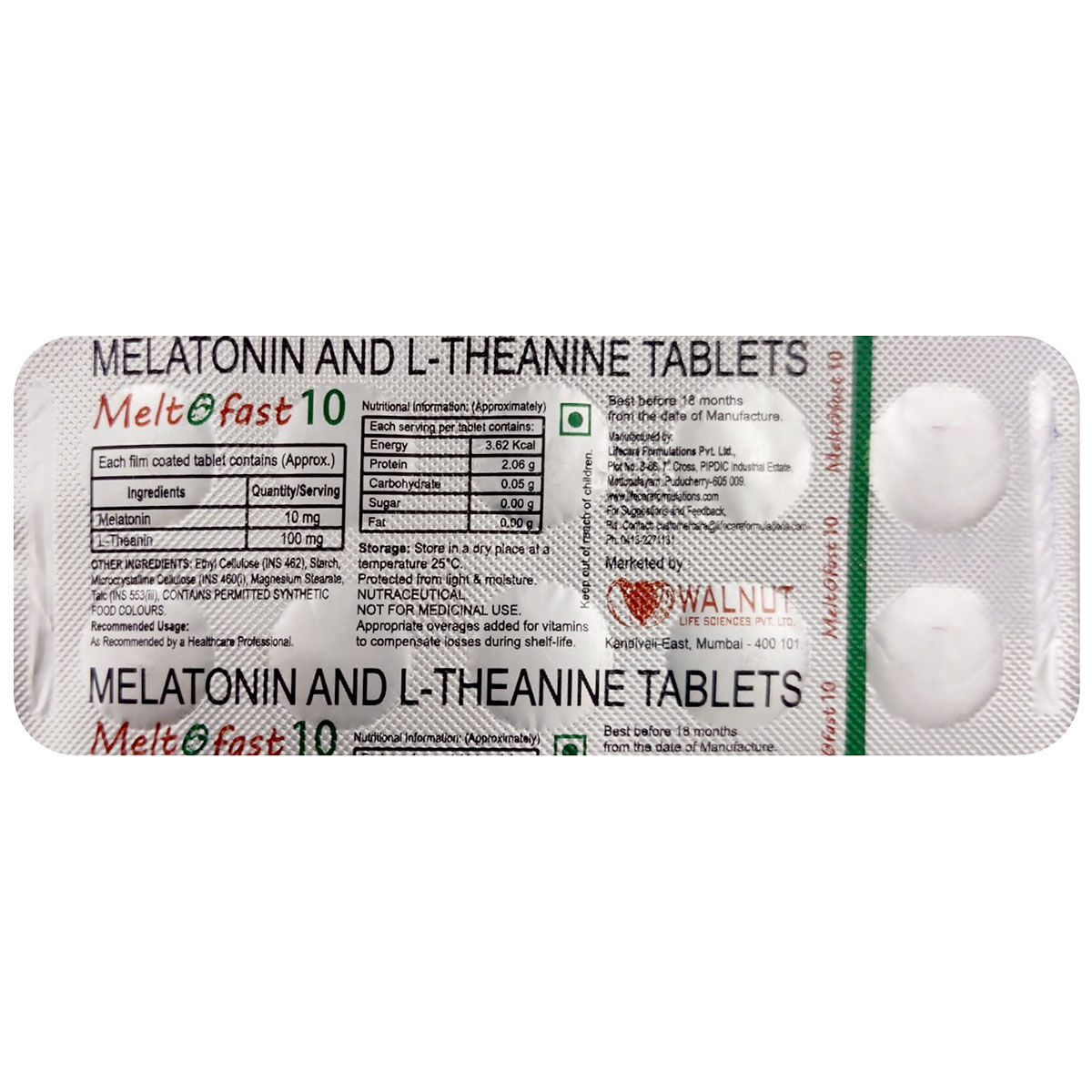 Meltofast 10 Tablet | Uses, Side Effects, Price | Apollo Pharmacy