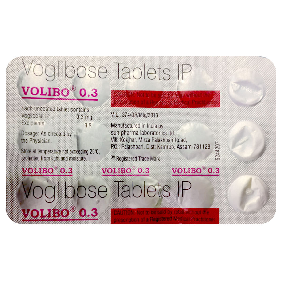 Volibo 0.3 Tablet 15's | Uses, Side Effects, Price | Apollo Pharmacy
