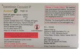 Acutret 20 Capsule | Uses, Side Effects, Price | Apollo Pharmacy