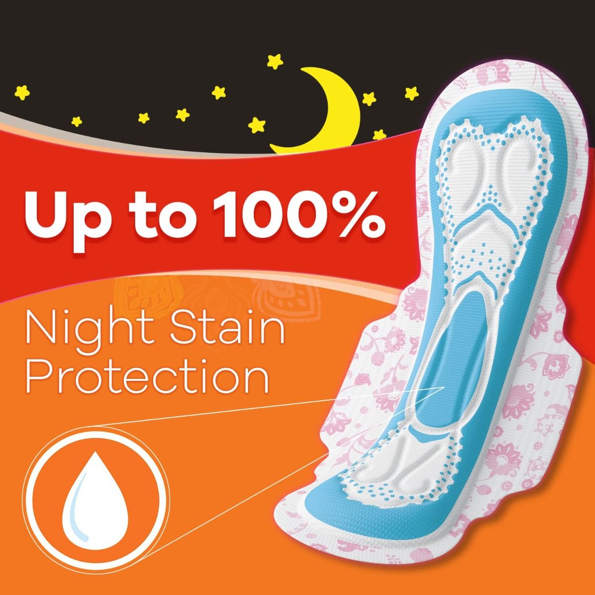 Whisper Choice Night Sanitary Pads XXL, 18 Count Price, Uses, Side ...