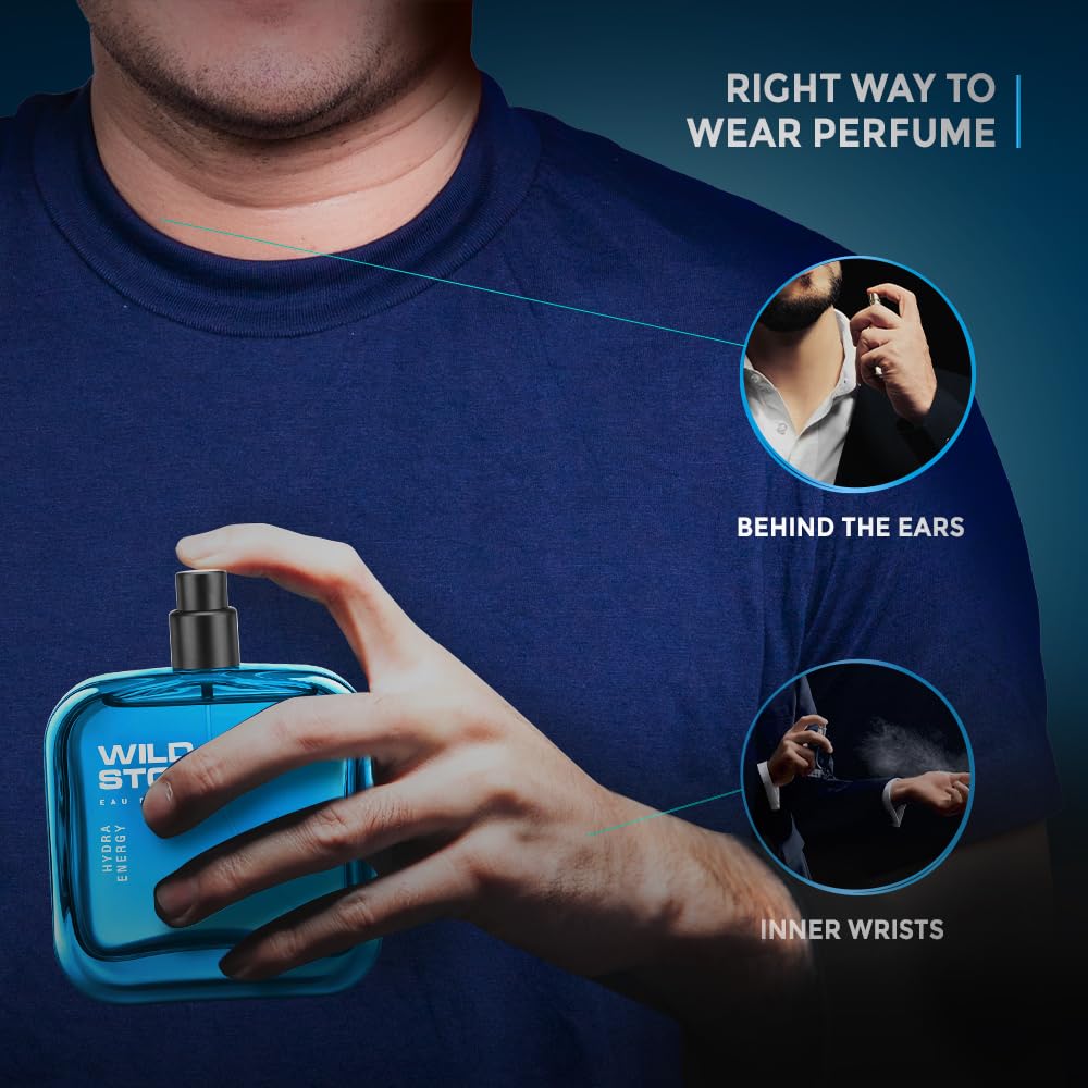 Buy Wild Stone Hydra Energy Perfume, 50 ml | 19 Minutes Delivery ...