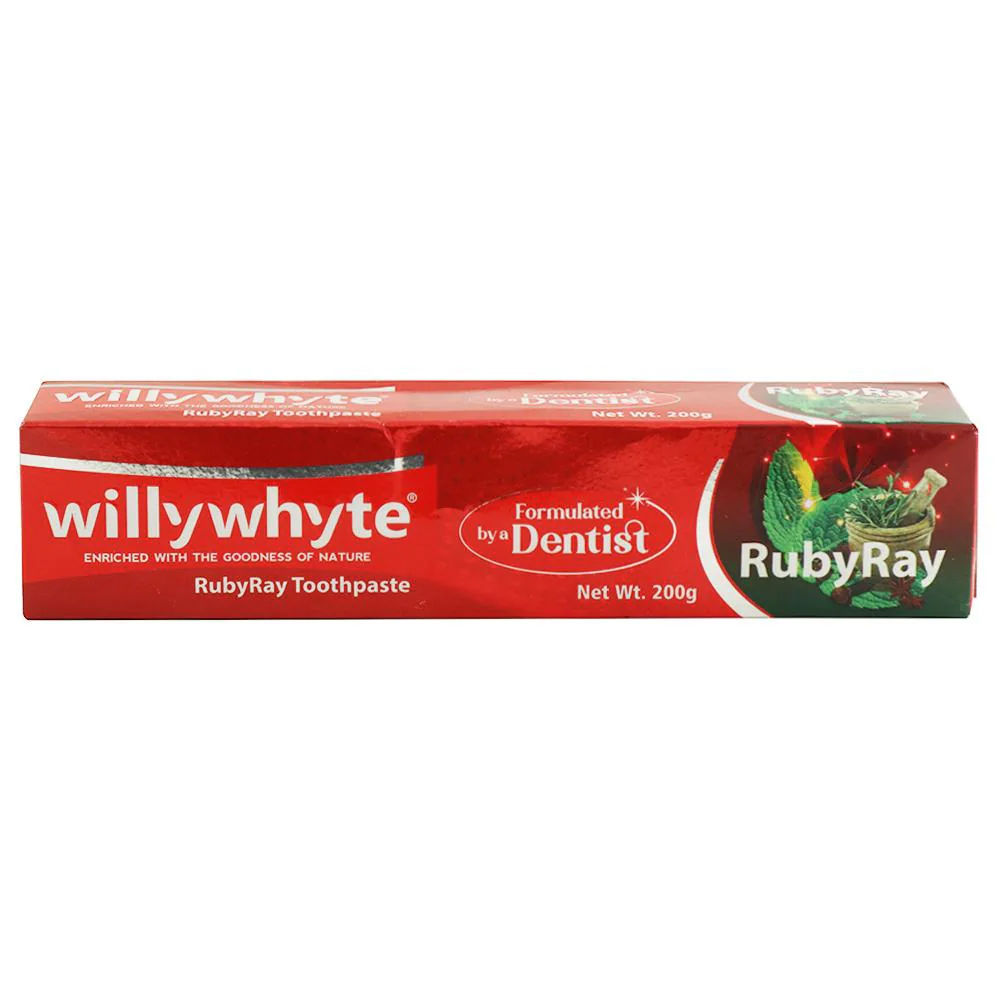 Buy Willywhyte Ruby Ray Toothpaste, 200 gm | 19 Minutes Delivery ...