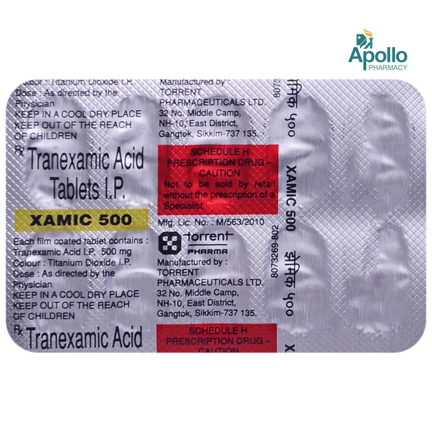 XAMIC 500MG TABLET Price, Uses, Side Effects, Composition - Apollo Pharmacy