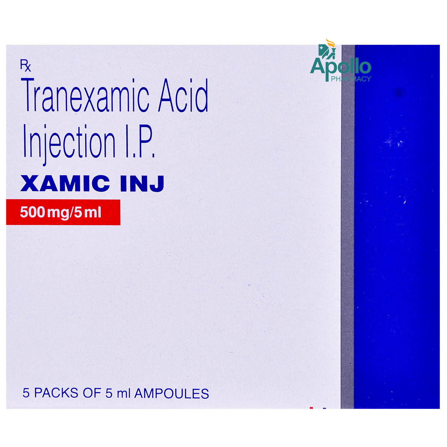 Xamic Injection 5 ml | Uses, Side Effects, Price | Apollo Pharmacy