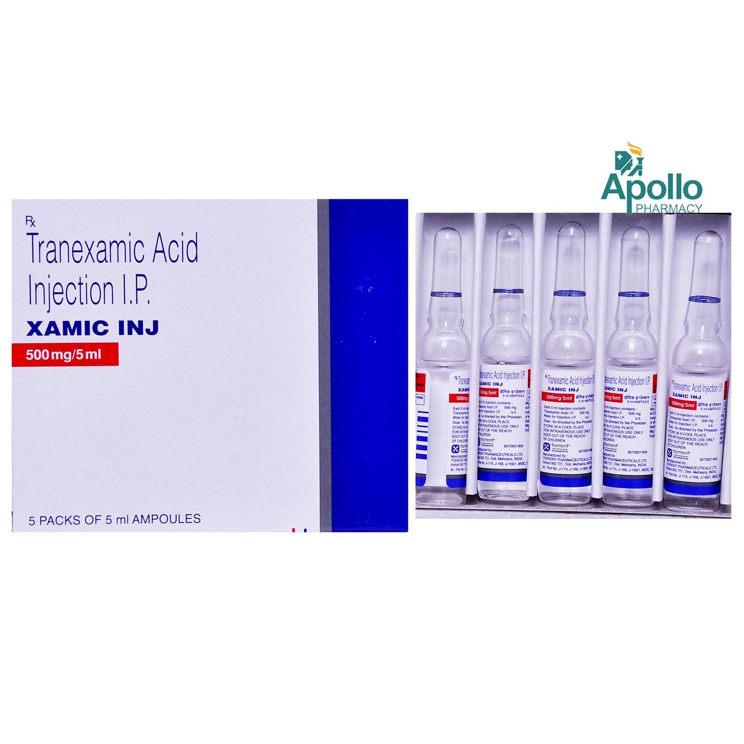 Xamic Injection 5 ml Price, Uses, Side Effects, Composition - Apollo ...