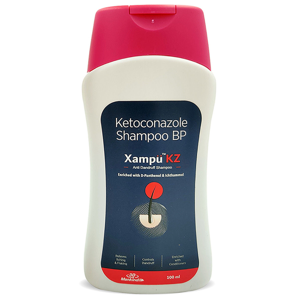 Buy Xampu KZ 2% Anti Dandruff Shampoo 100 ml | Ketoconazole | For Dry ...