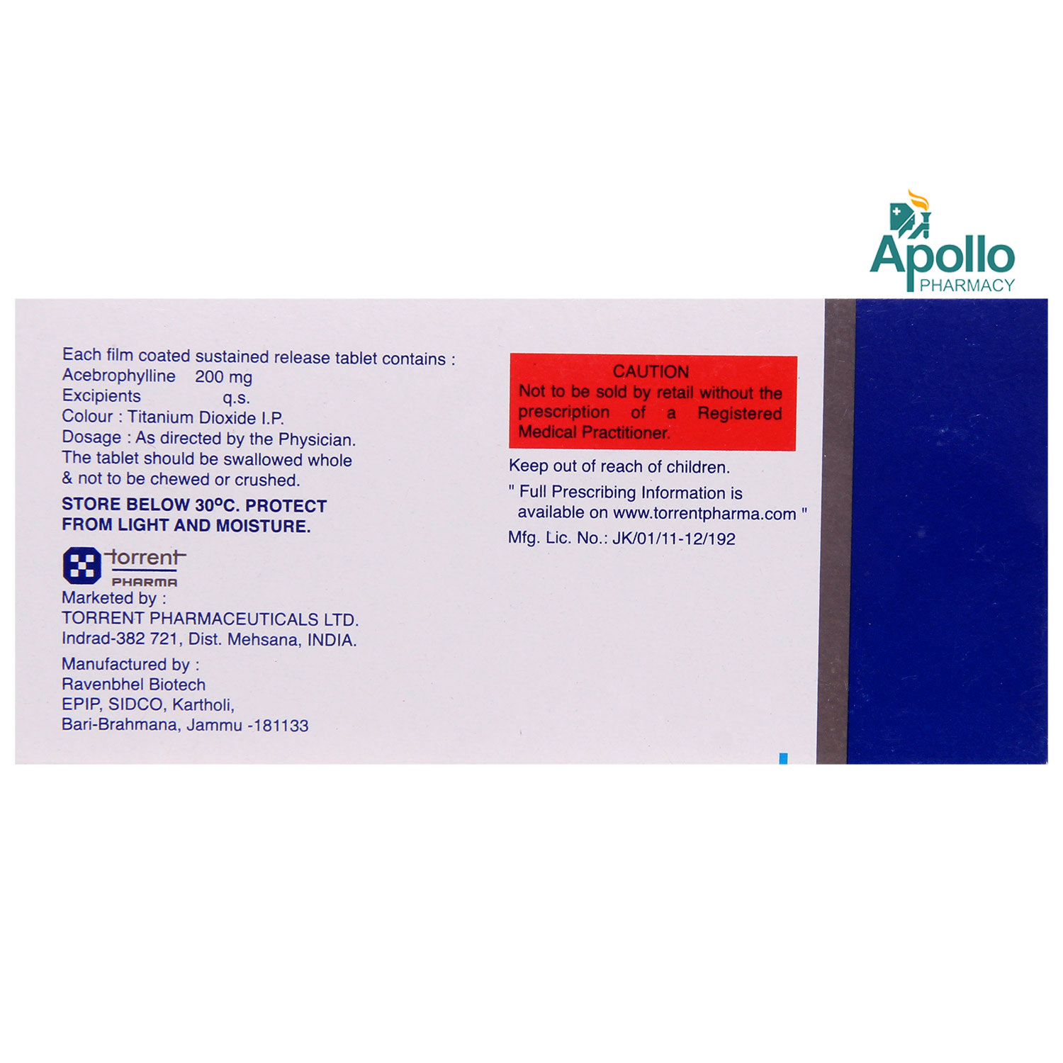 Xanilax SR 200 Tablet 10's Price, Uses, Side Effects, Composition ...