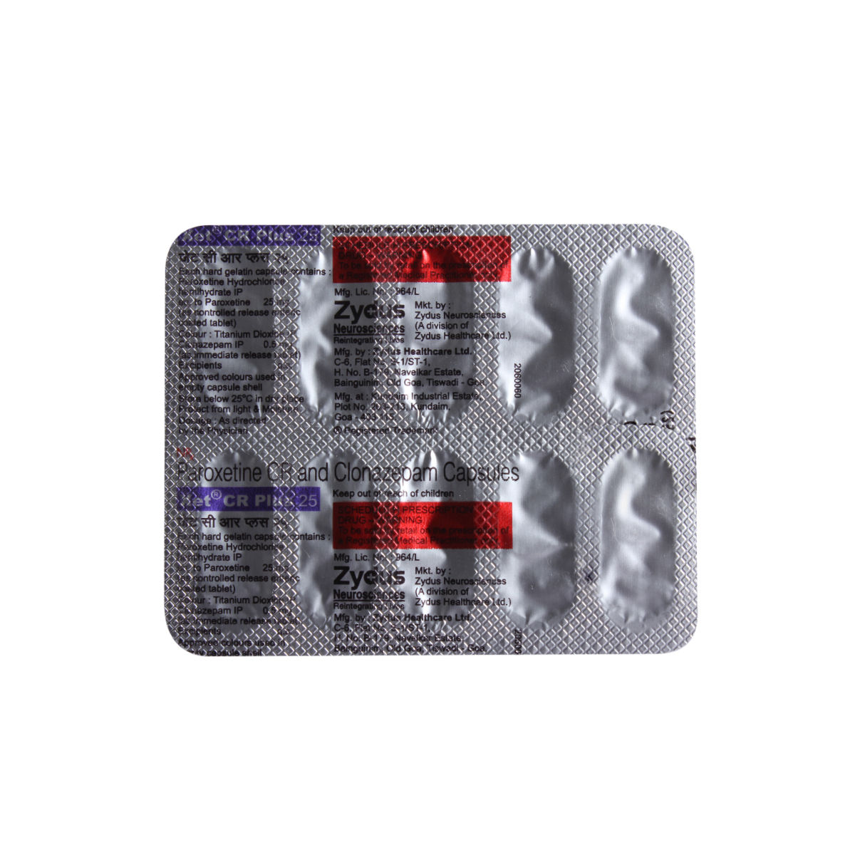 XET CR PLUS 25MG CAPSULE Price, Uses, Side Effects, Composition ...