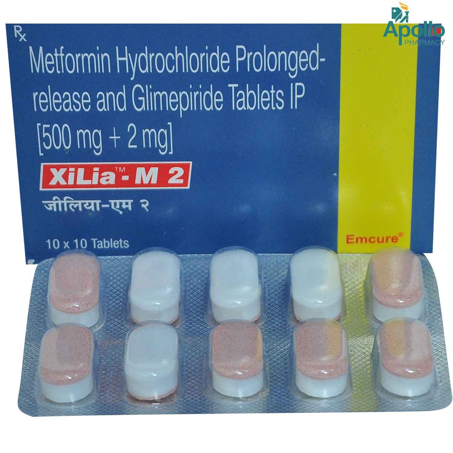 Xilia-M 2 Tablet 10's Price, Uses, Side Effects, Composition - Apollo ...