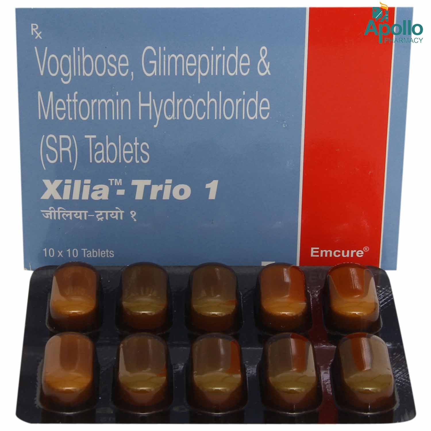 XILIA TRIO 1MG TABLET Price, Uses, Side Effects, Composition - Apollo ...