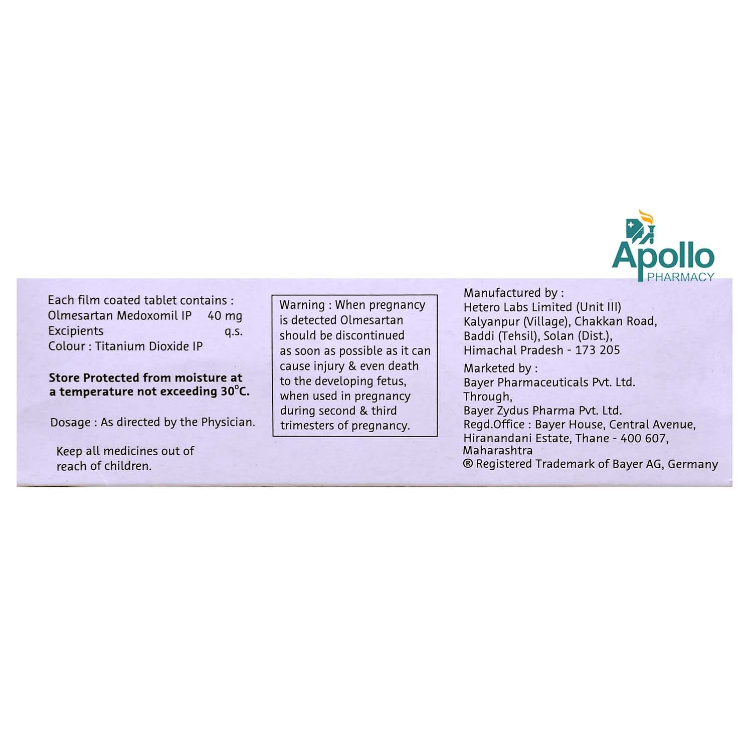 Xirtam 40 Tablet | Uses, Side Effects, Price | Apollo Pharmacy