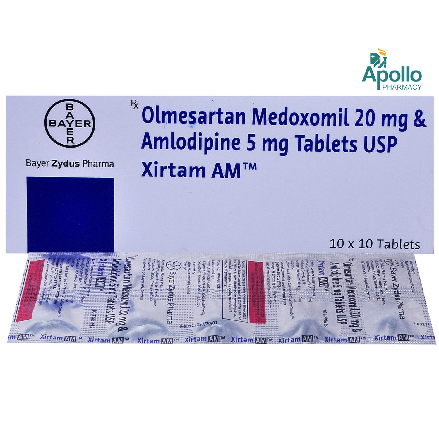 Xirtam AM Tablet 10's Price, Uses, Side Effects, Composition - Apollo ...