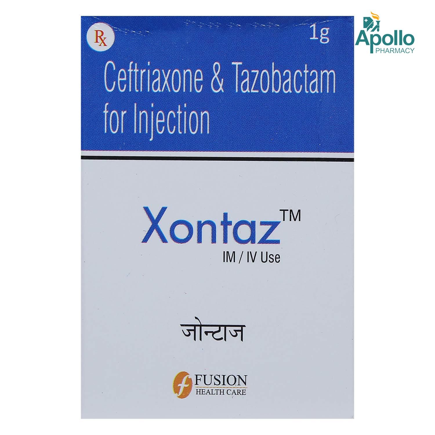 XONTAZ INJECTION 1GM | Uses, Side Effects, Price | Apollo Pharmacy