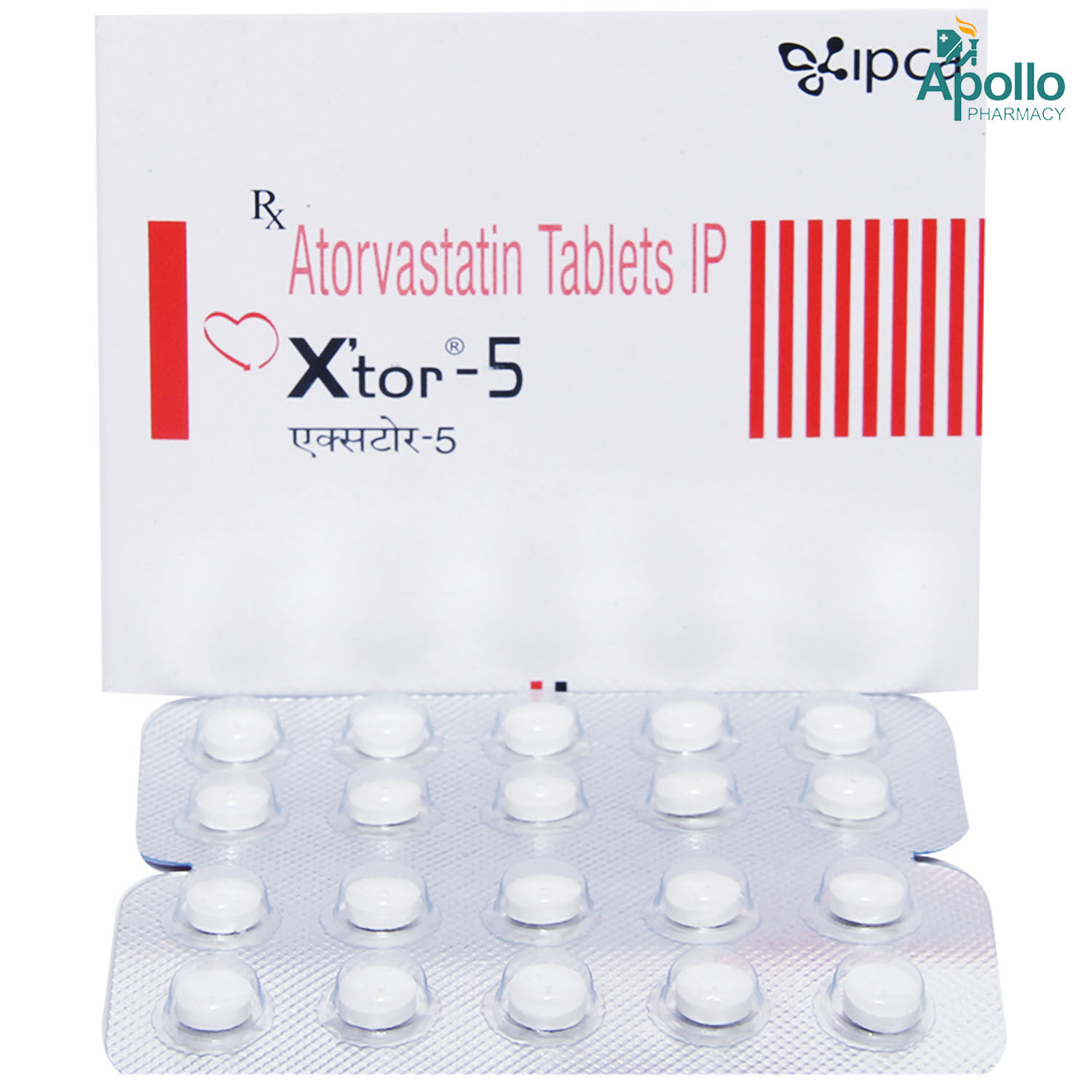 Xtor 5 Tablet 10's Price, Uses, Side Effects, Composition - Apollo Pharmacy