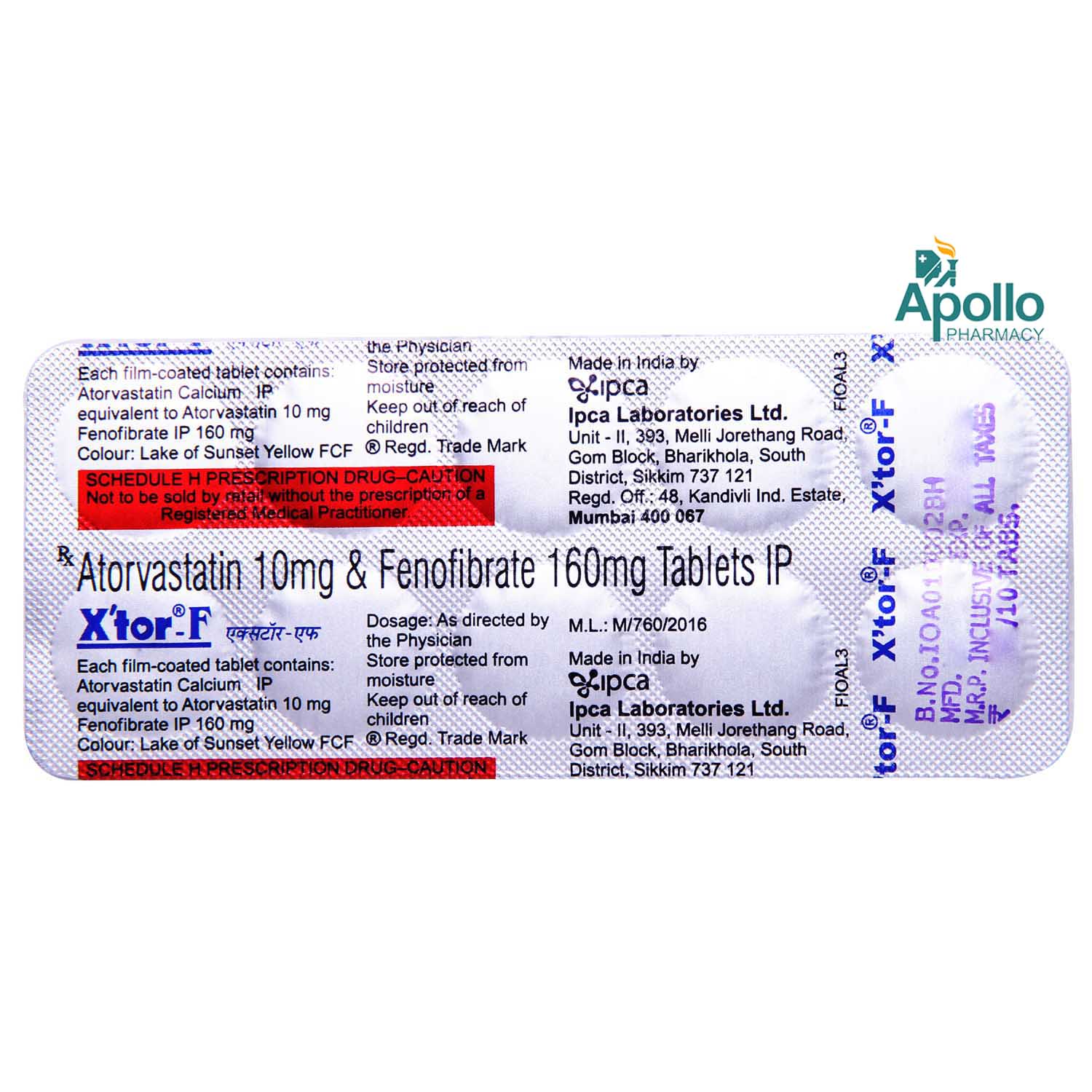 Xtor-F Tablet | Uses, Side Effects, Price | Apollo Pharmacy
