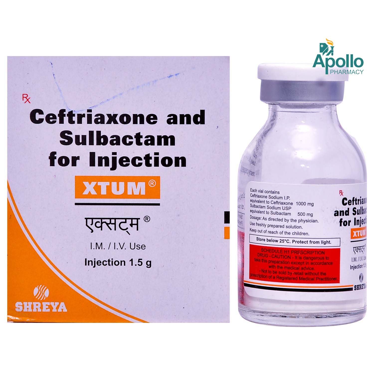 XTUM INJECTION 1.5GM | Uses, Side Effects, Price | Apollo Pharmacy