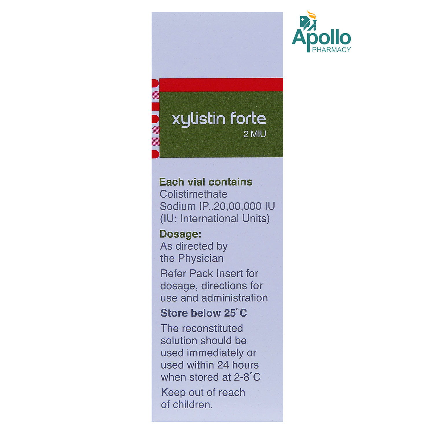 XYLISTIN FORTE 2MIU INJECTION Price, Uses, Side Effects, Composition ...