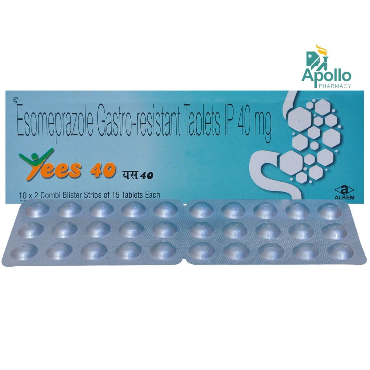 Yees 40 Tablet 15's Price, Uses, Side Effects, Composition - Apollo ...